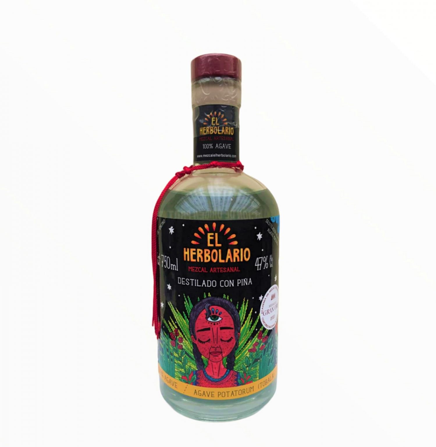 MEZCAL de Agave TOBALÁ Destilado con Piña (Certificado) Medalla Gran ...